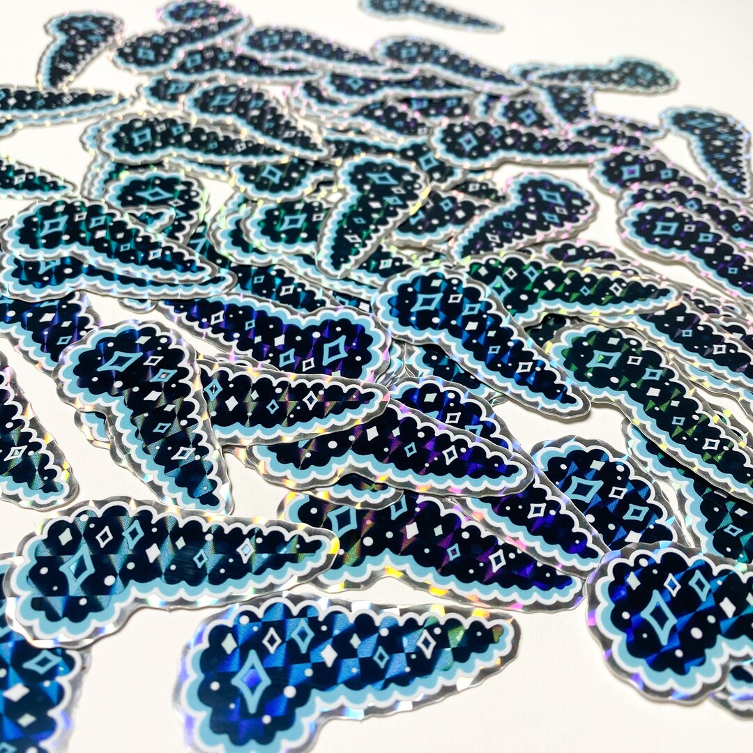 Mini Blue Celestial Pancreas Sticker - Etsy