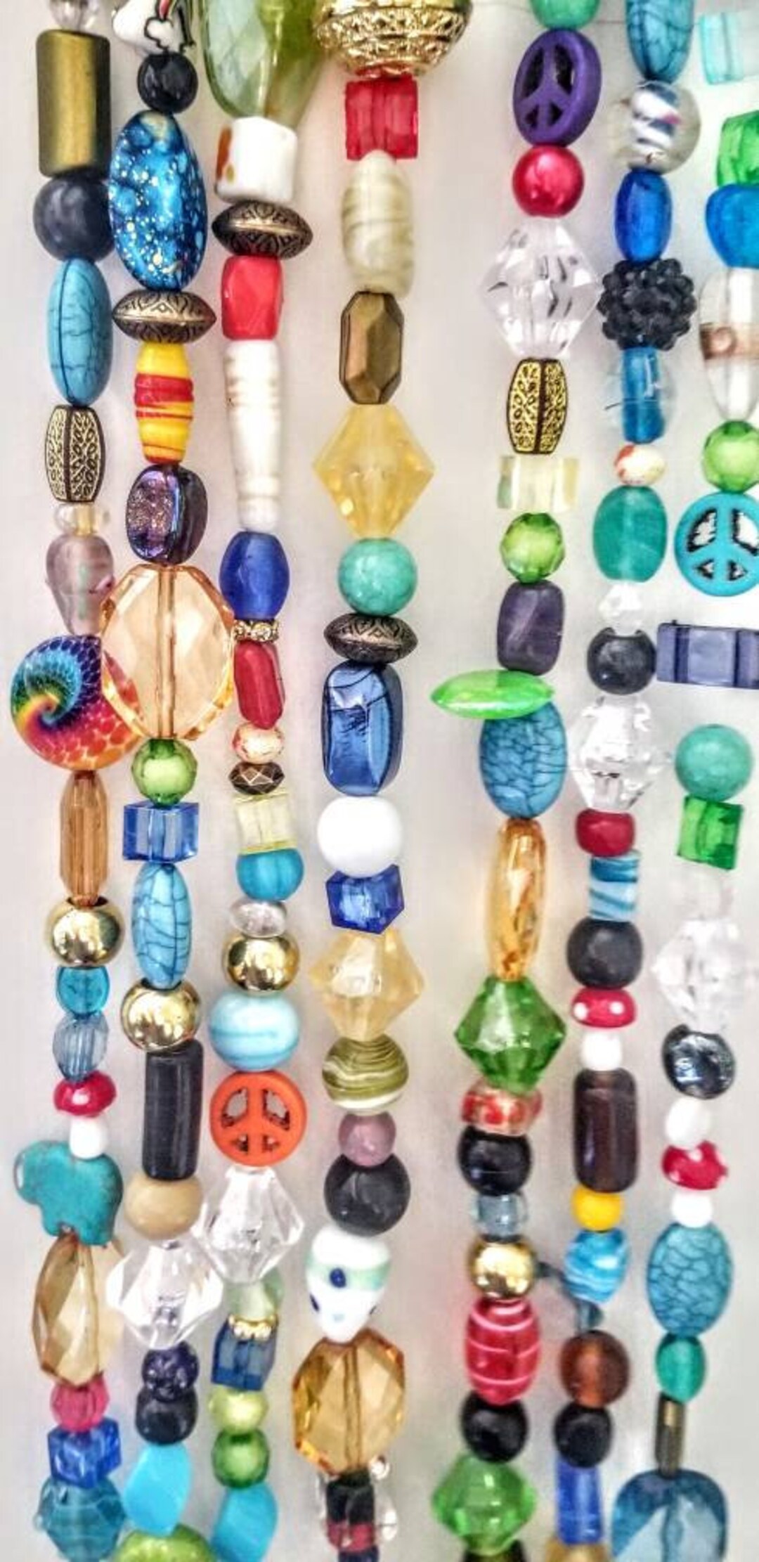 Bohemian Beaded Curtain Strand - Etsy