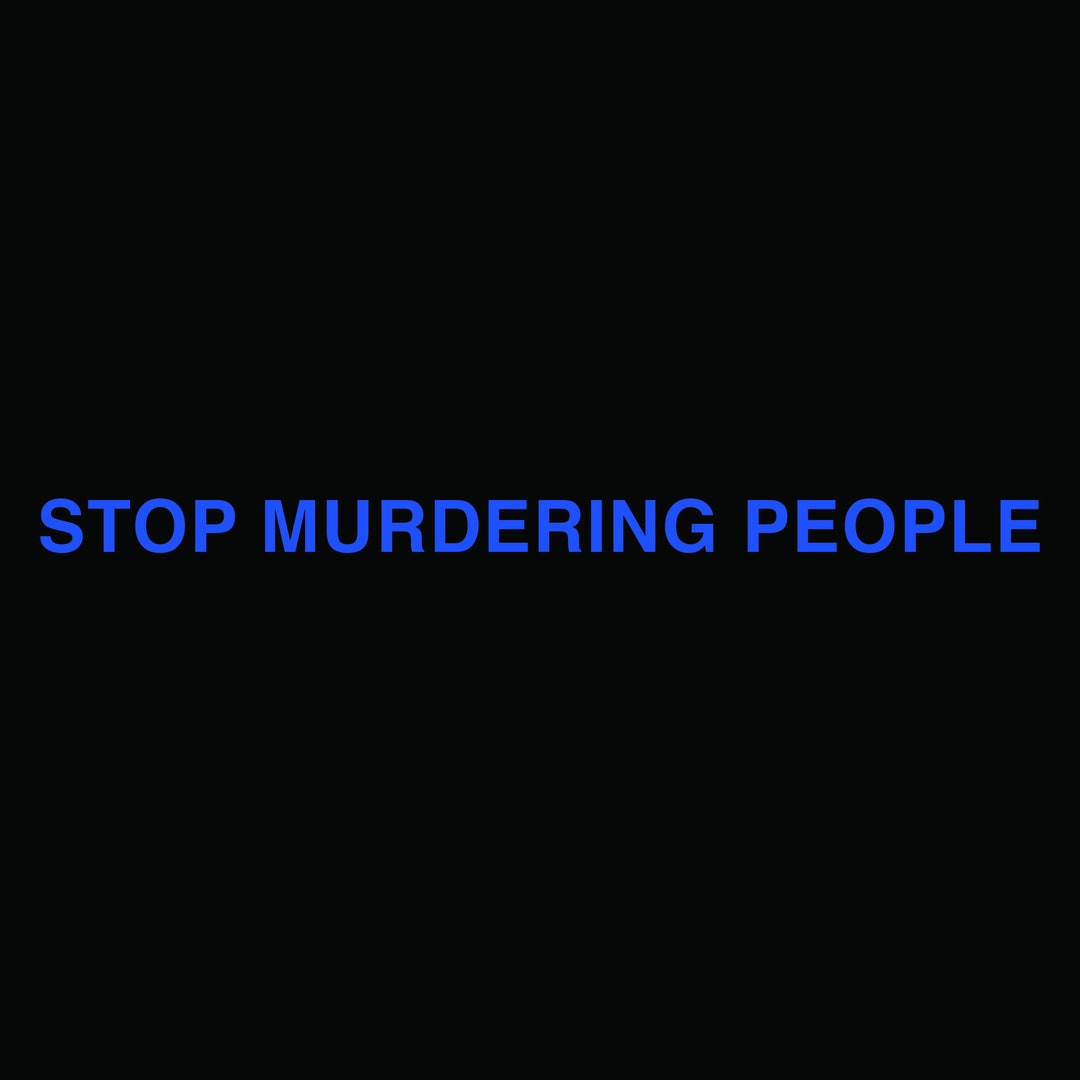 Anti-murder Sticker - Etsy UK