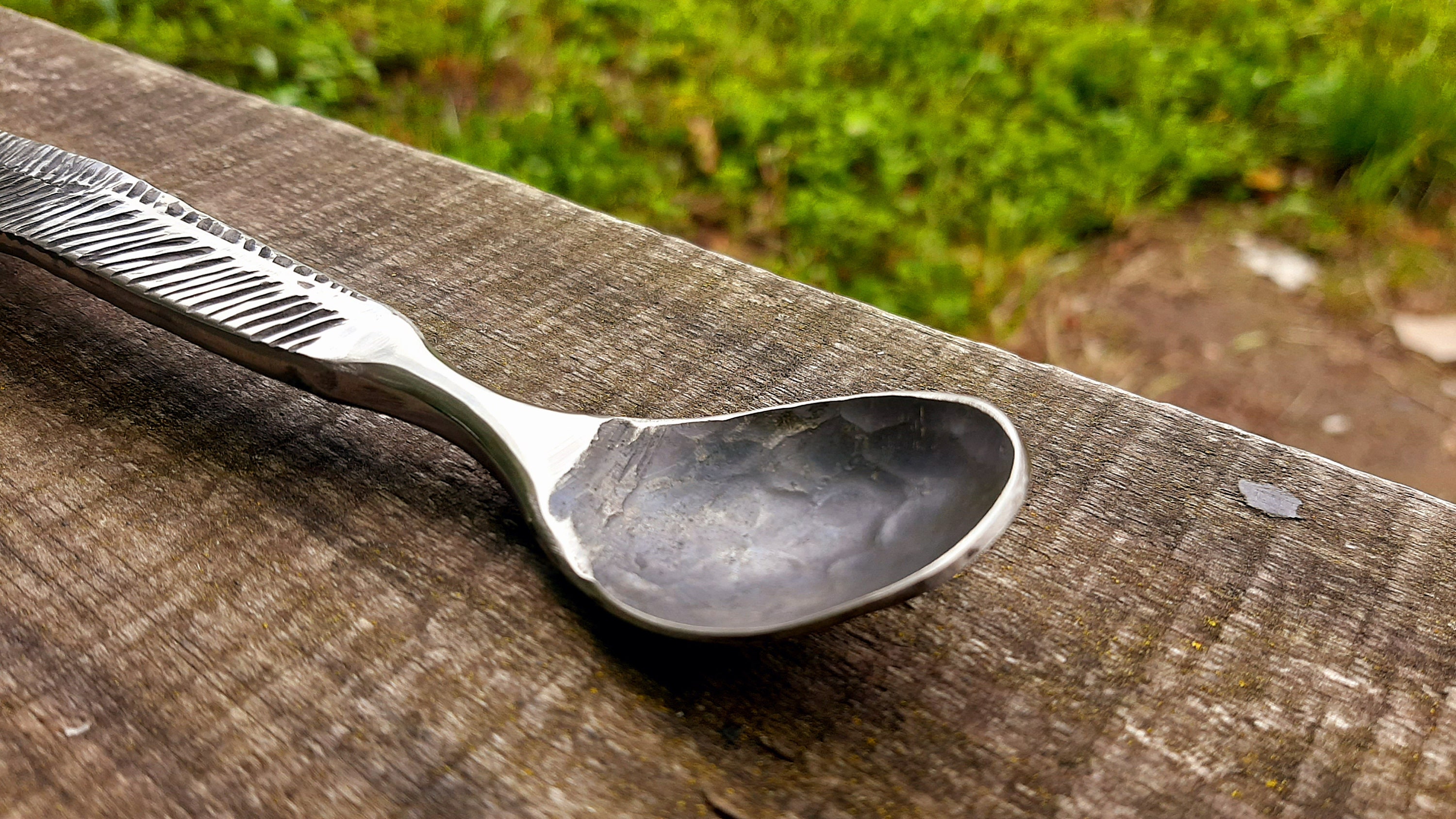 Forged Spoon Feather, Table Spoon, Stainless Steel Spoon, Beautiful ...