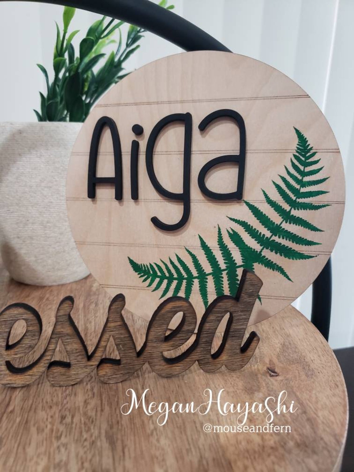 Fern Tiered Tray Set Samoa Tiered Tray Set Aiga Blessed - Etsy