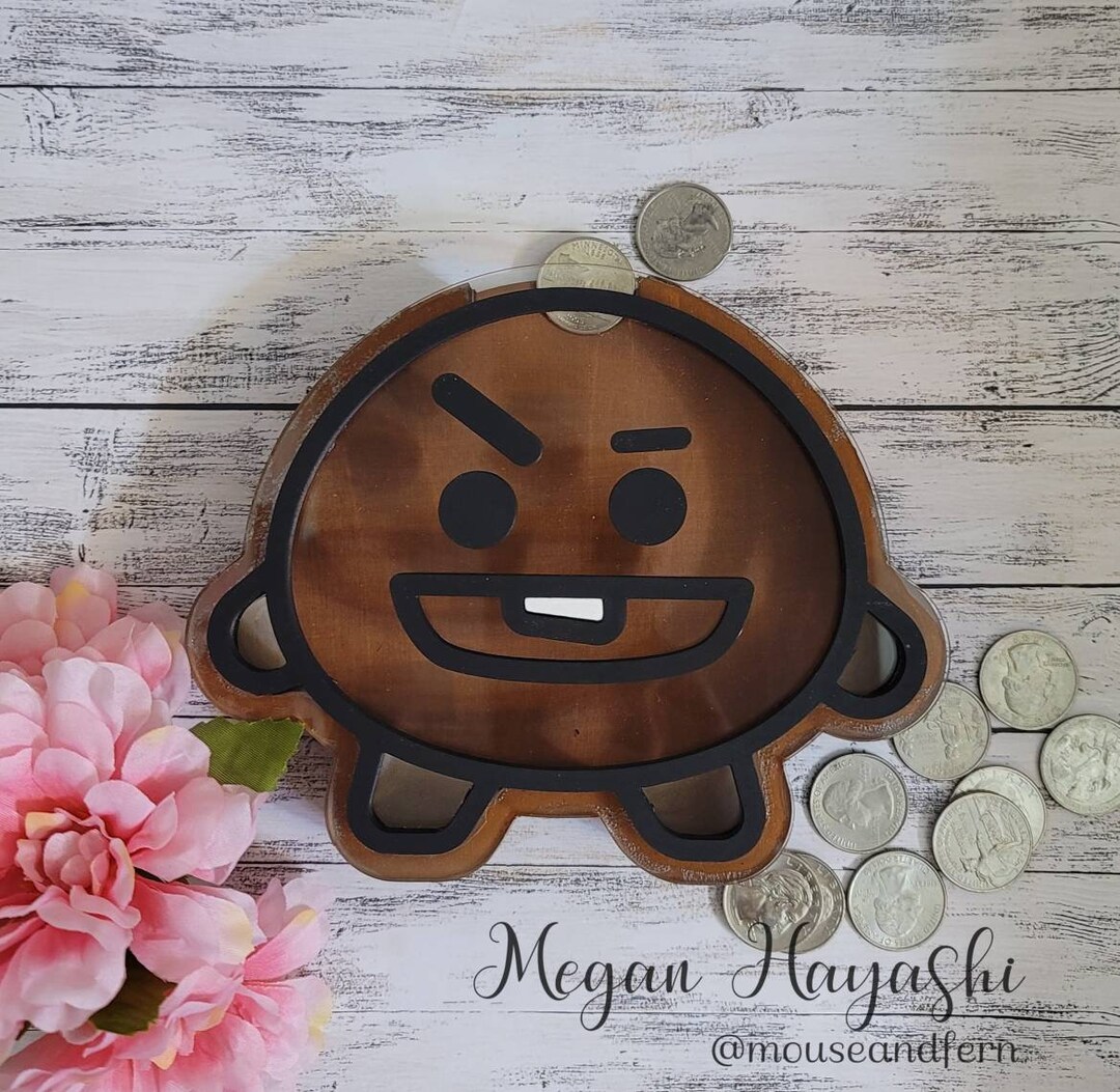 Shooky Coin Bank, BTS Coin Bank, BT21 Coin Bank, Shooky, Kpop, Bts ...