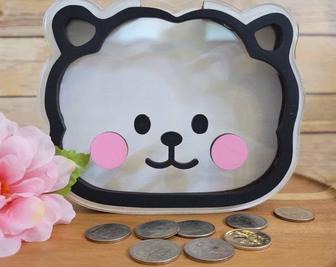 RJ Coin Bank, BTS Coin Bank, BT21 Coin Bank, Kpop, Bts, Bt21, Kawaii ...