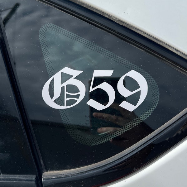 G59 Sticker Car - Etsy