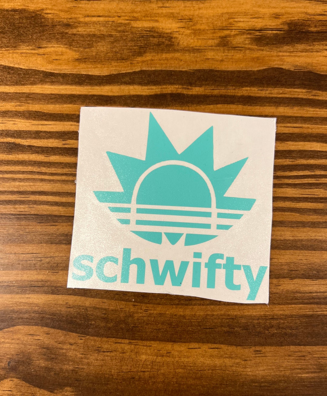 Schwifty Rick and Morty Car Decal - Etsy