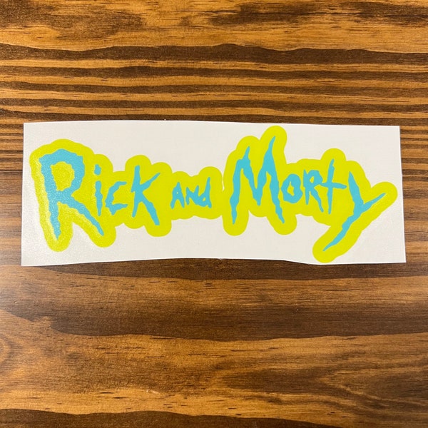 Rick and Car Decal - Etsy