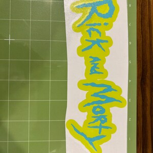 Rick and Morty Car Decal - Etsy
