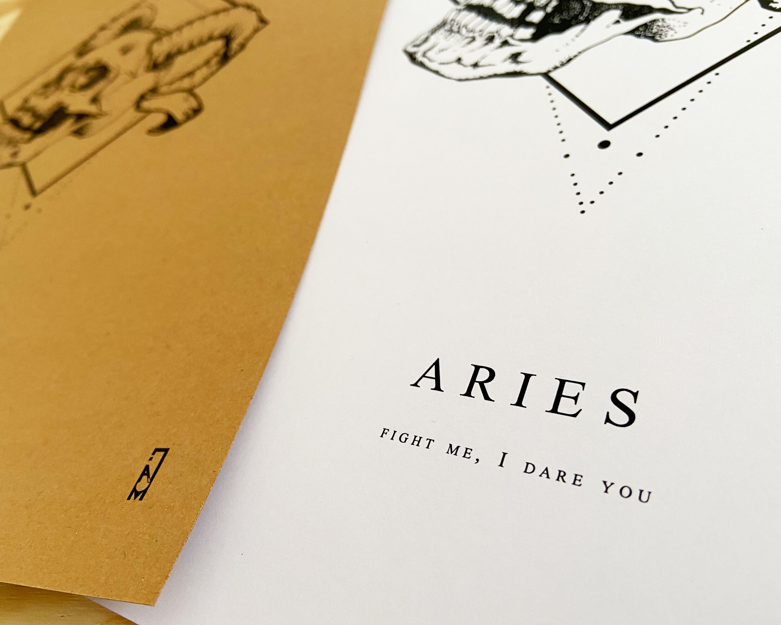 Aries Dotwork Skull Zodiac Sign Aries Horns Hand Drawn - Etsy UK