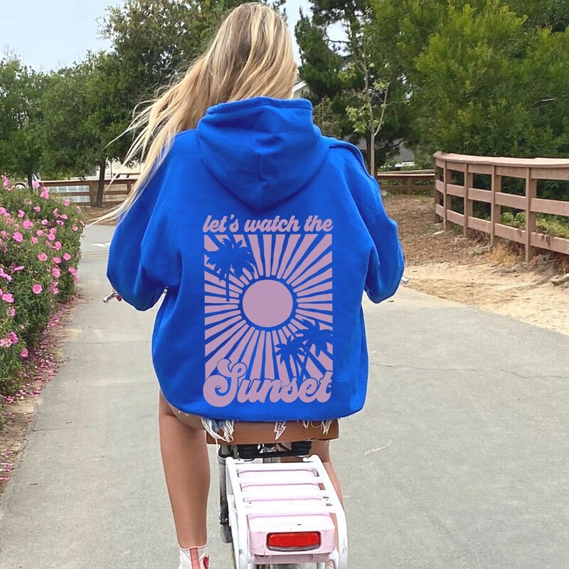 Lets Watch the Sunset Hoodies - Etsy