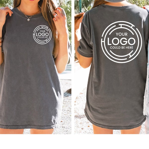 Custom T Shirt Front and Back - Etsy