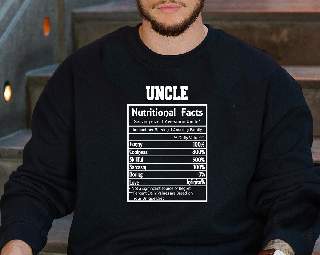 Personalized Uncle Birthday Gift Hoodie/sweatshirt, Funny Uncle Life ...