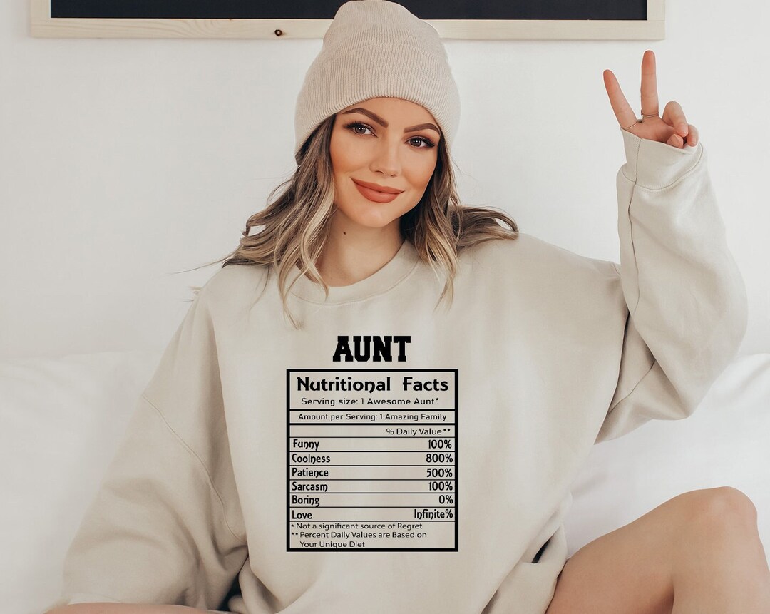 Personalized Aunt Birthday Gift Hoodie/sweatshirt, Funny Aunt Life ...