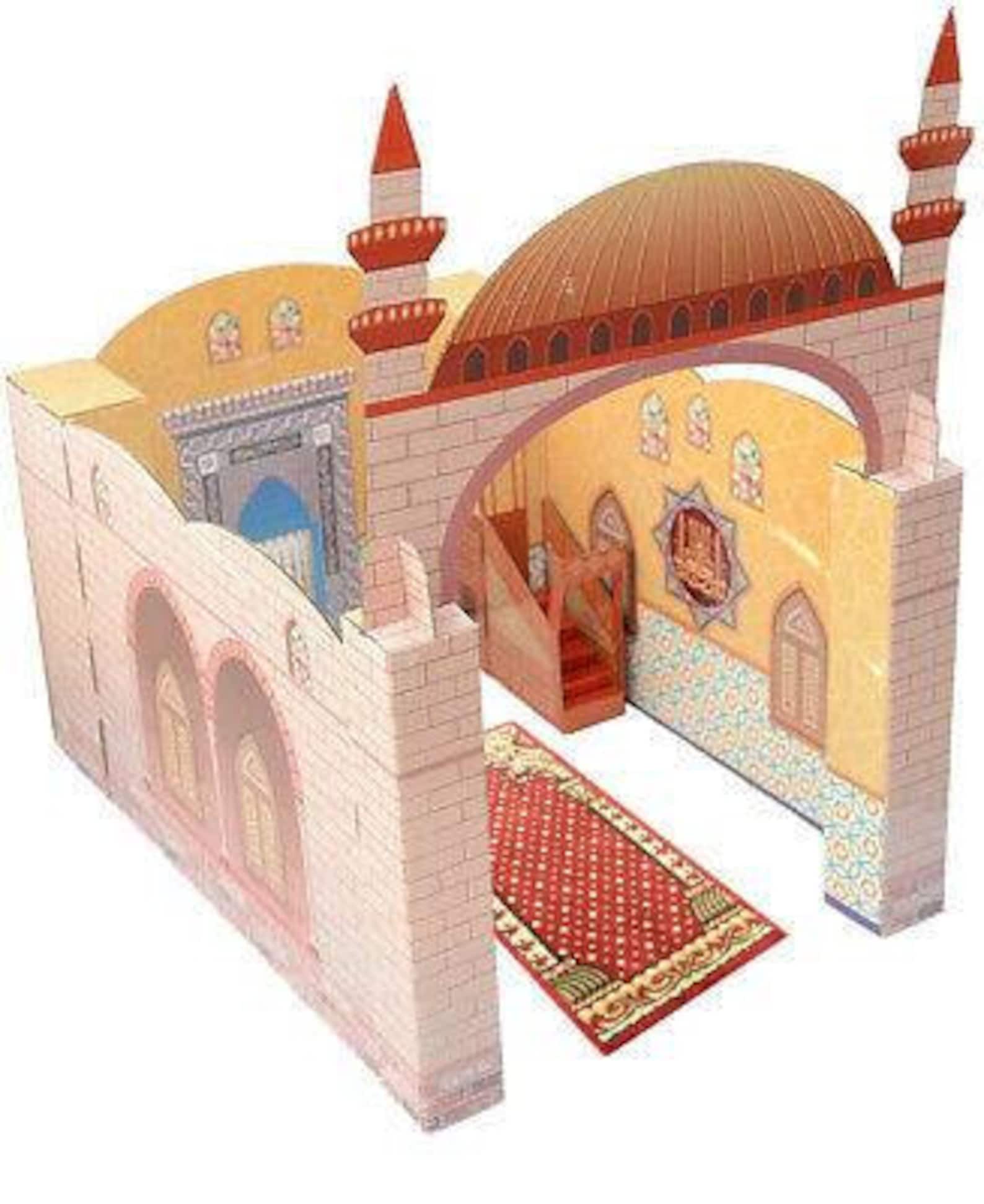 Masjid Playhouse Play Mosque Islamic Toy Prayer Mashallah | Etsy