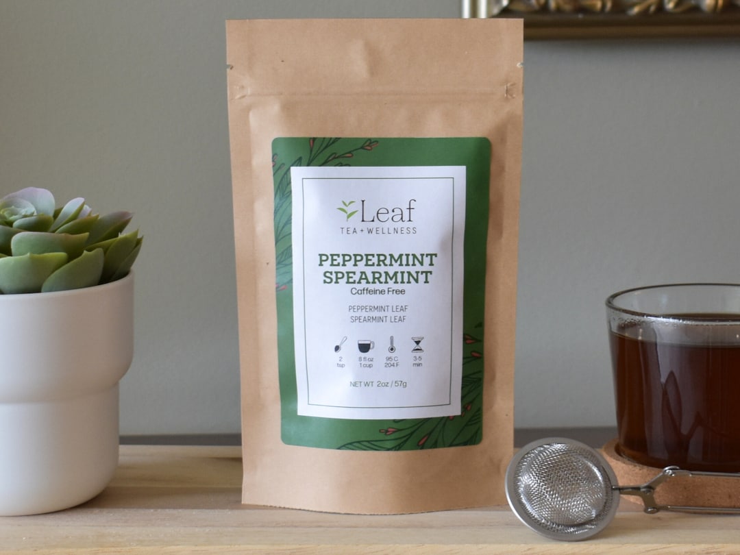 Peppermint & Spearmint Blend Loose Leaf Tea Healing Decaf - Etsy
