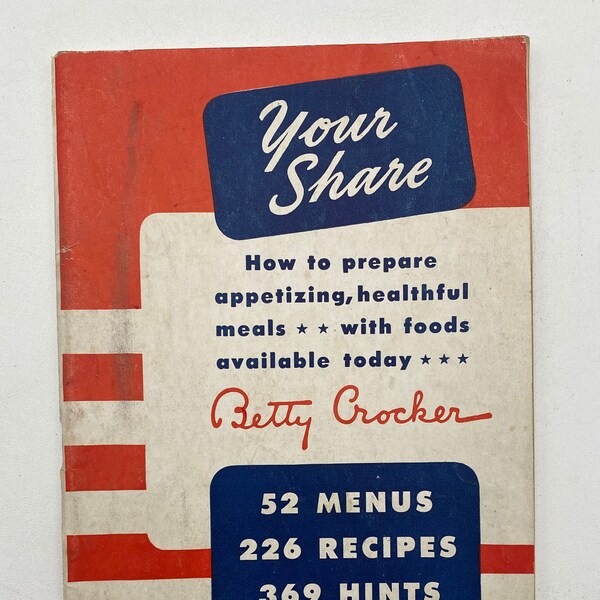1940s Cookbook - Etsy