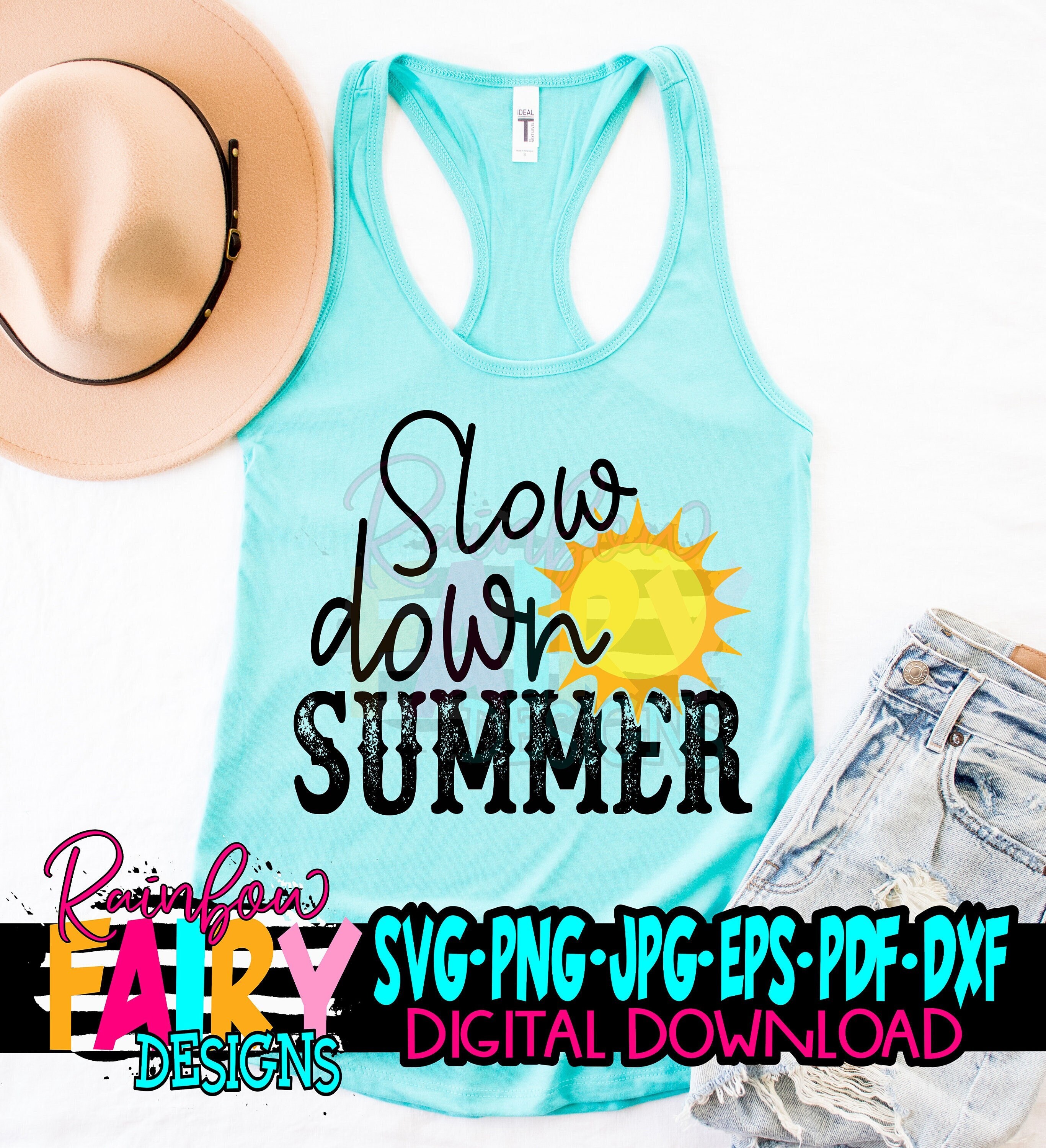 Slow Down Summer Svg Country Music Digital Download Music - Etsy