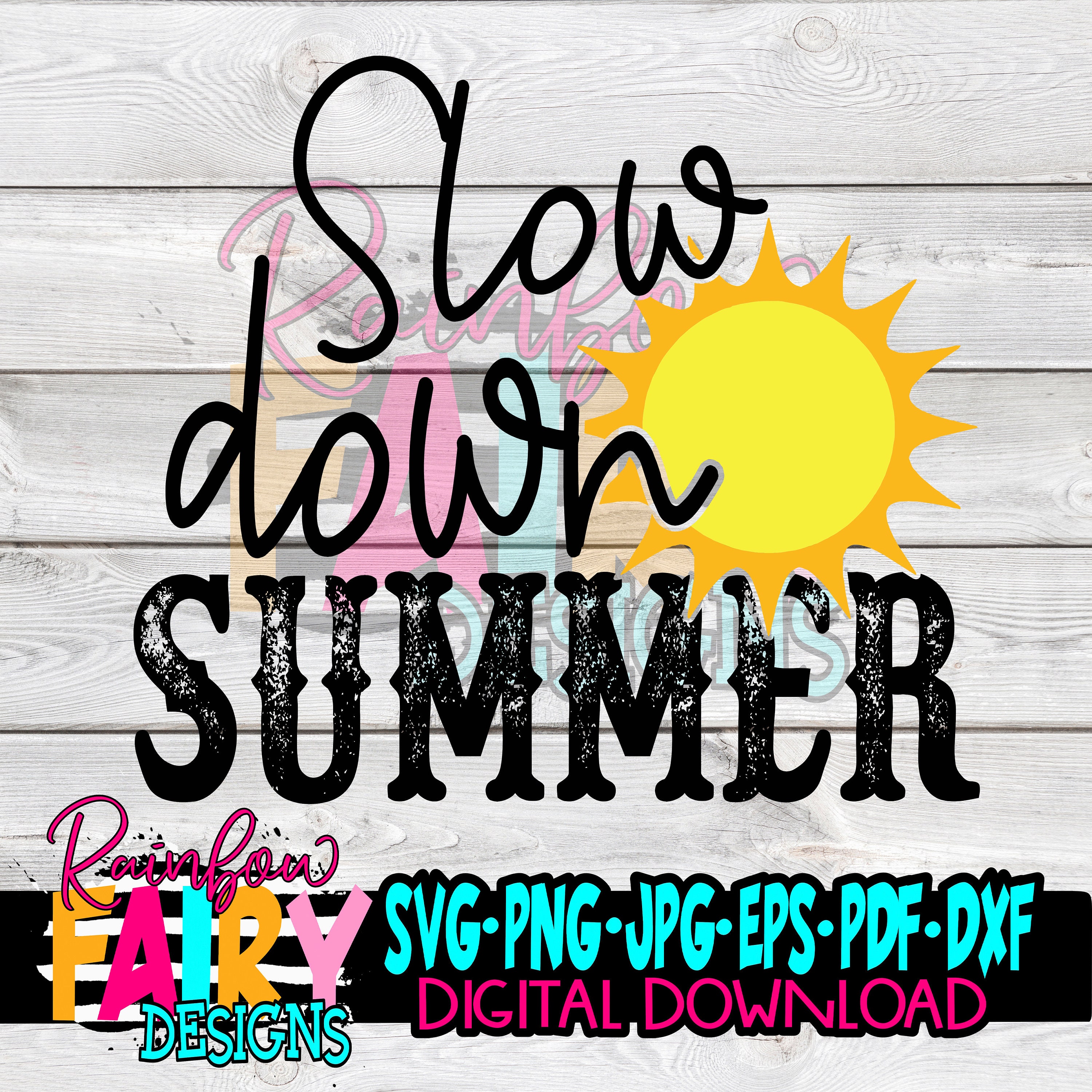 Slow Down Summer Svg Country Music Digital Download Music - Etsy