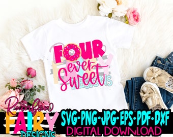 Four Ever Sweet Svg - Etsy
