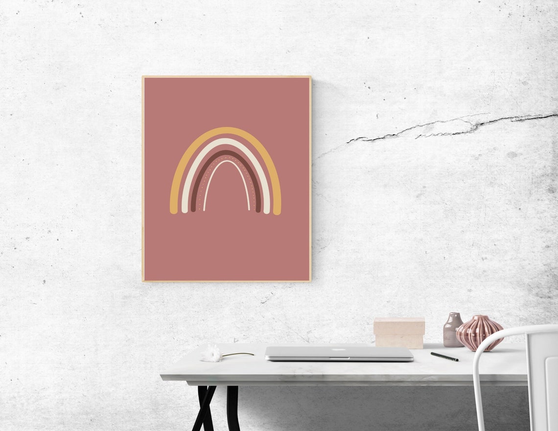 Rainbow Printable Wall Art - Etsy