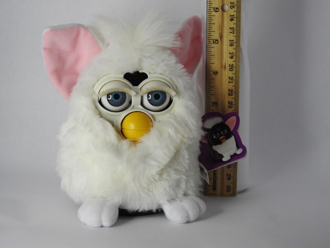 Furby-vintage 1st Edition Electronic Interactive "snowball" White Furby ...