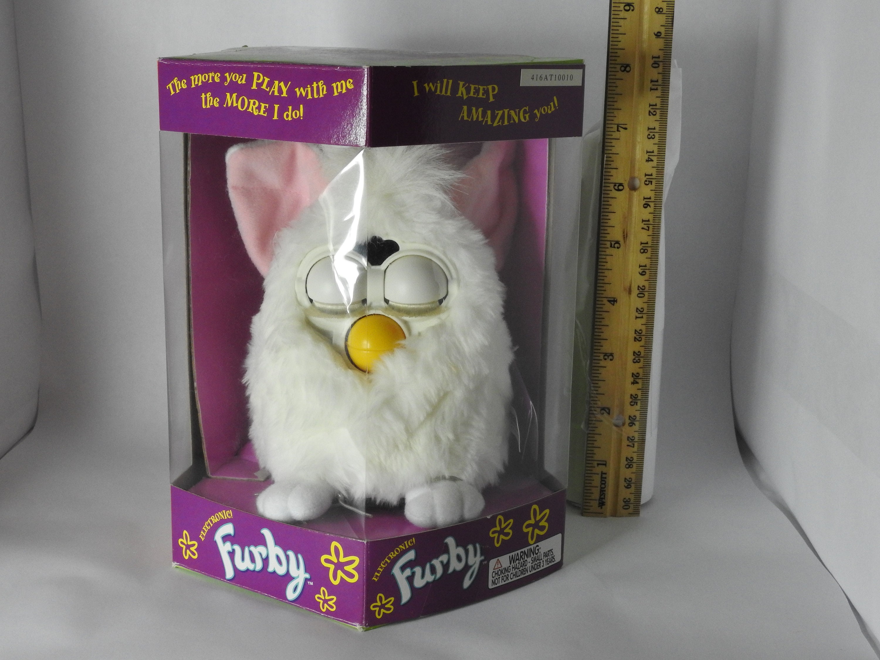 Furby-vintage 1st Edition Electronic Interactive "snowball" White Furby ...