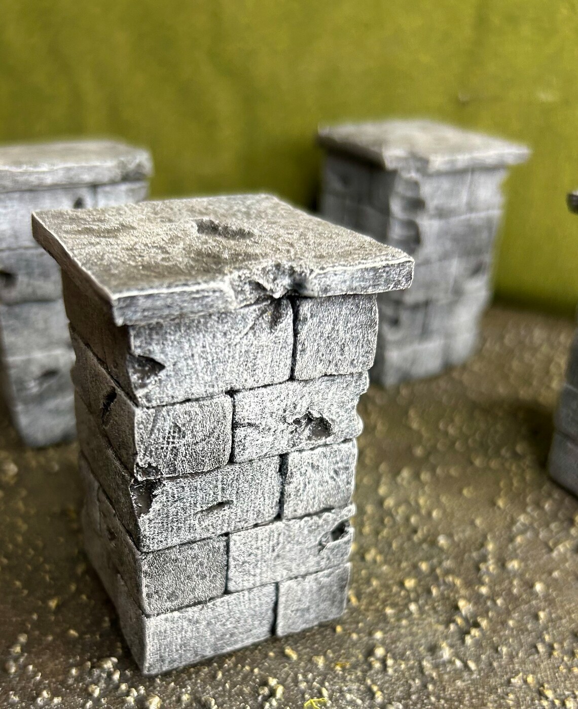 Miniature Stone Dungeon Pillars - Etsy