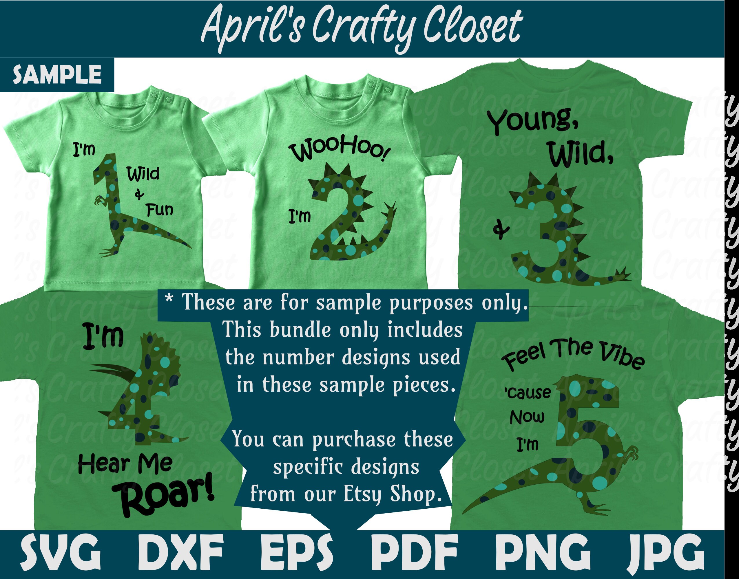 Dinosaur Numbers Font SVG Cut File Bundle, SVG, DXF, Eps, Pdf, Png, Jpg ...