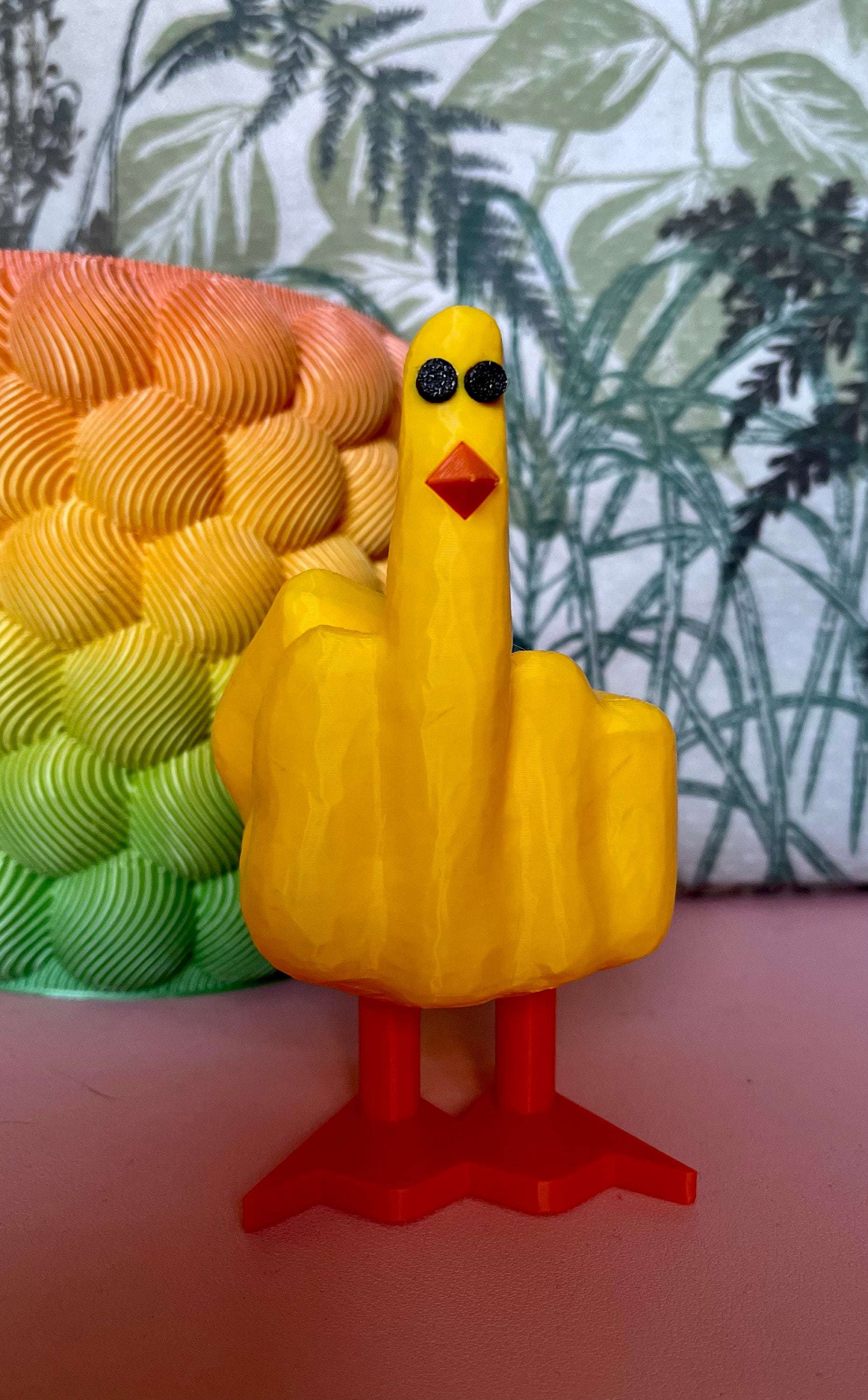 Duck You - Duck off - Middle Finger Duck - 3D Printed Ornament - Etsy UK
