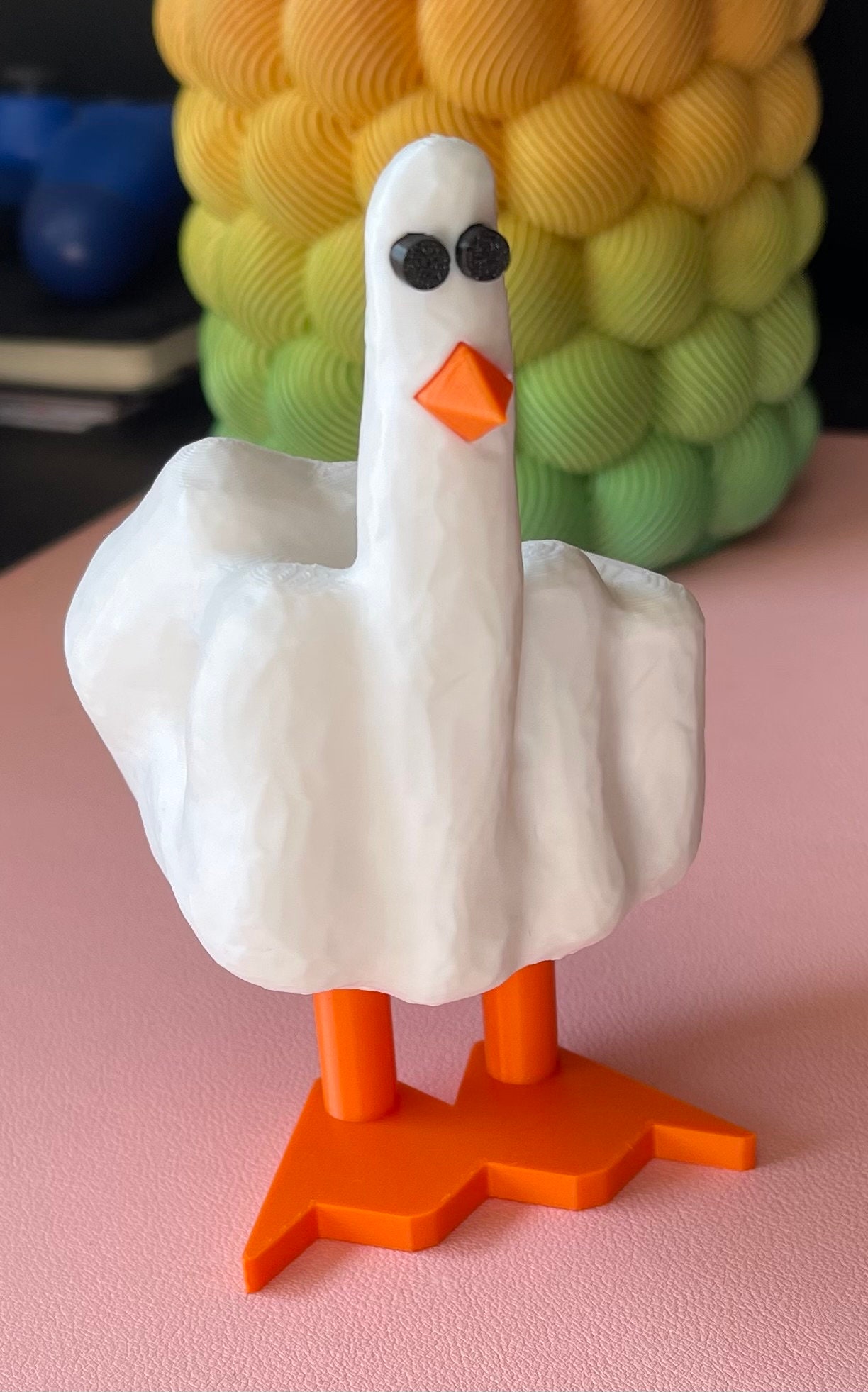 Duck You - Duck off - Middle Finger Duck - 3D Printed Ornament - Etsy UK