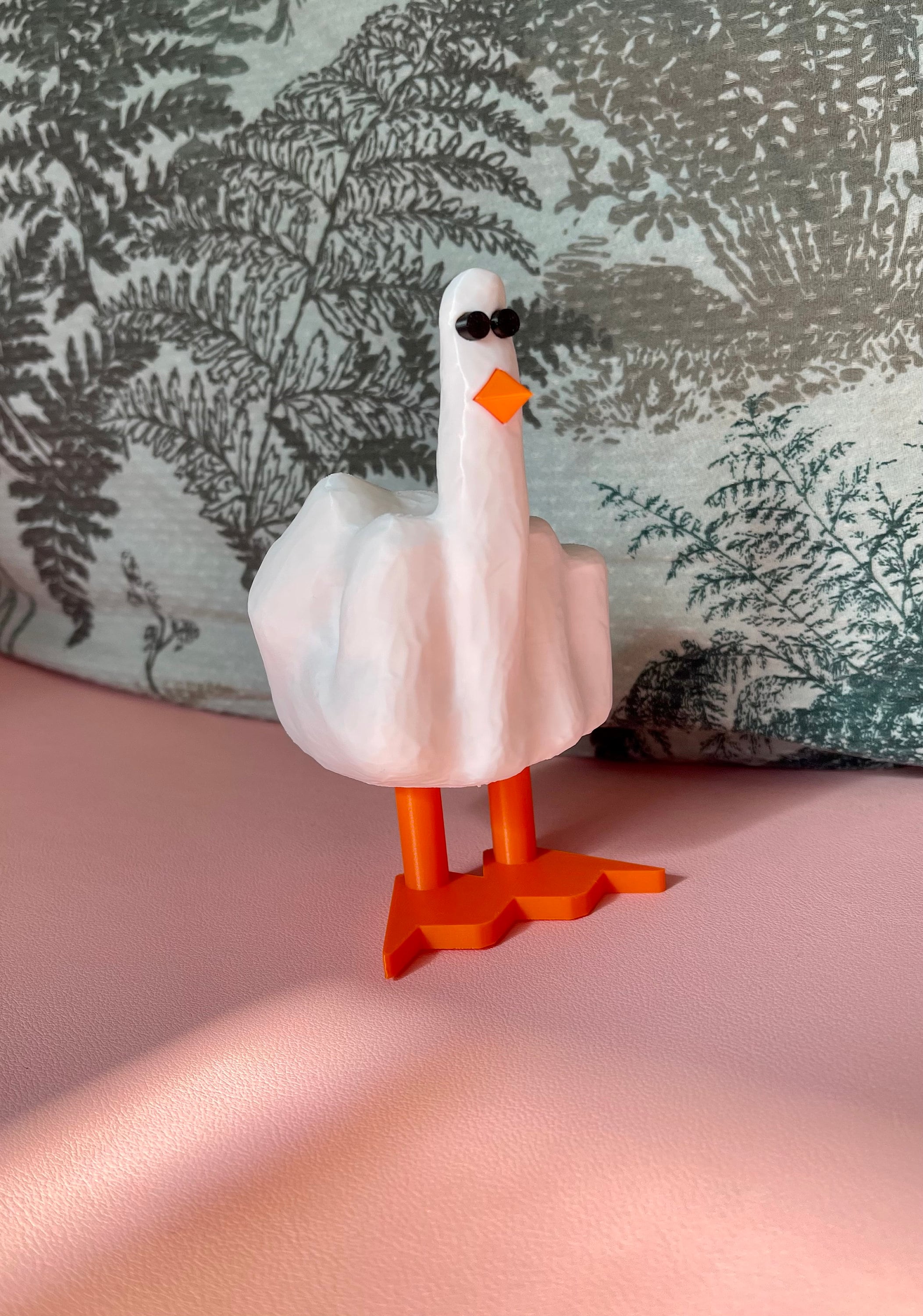 Duck You - Duck off - Middle Finger Duck - 3D Printed Ornament - Etsy UK
