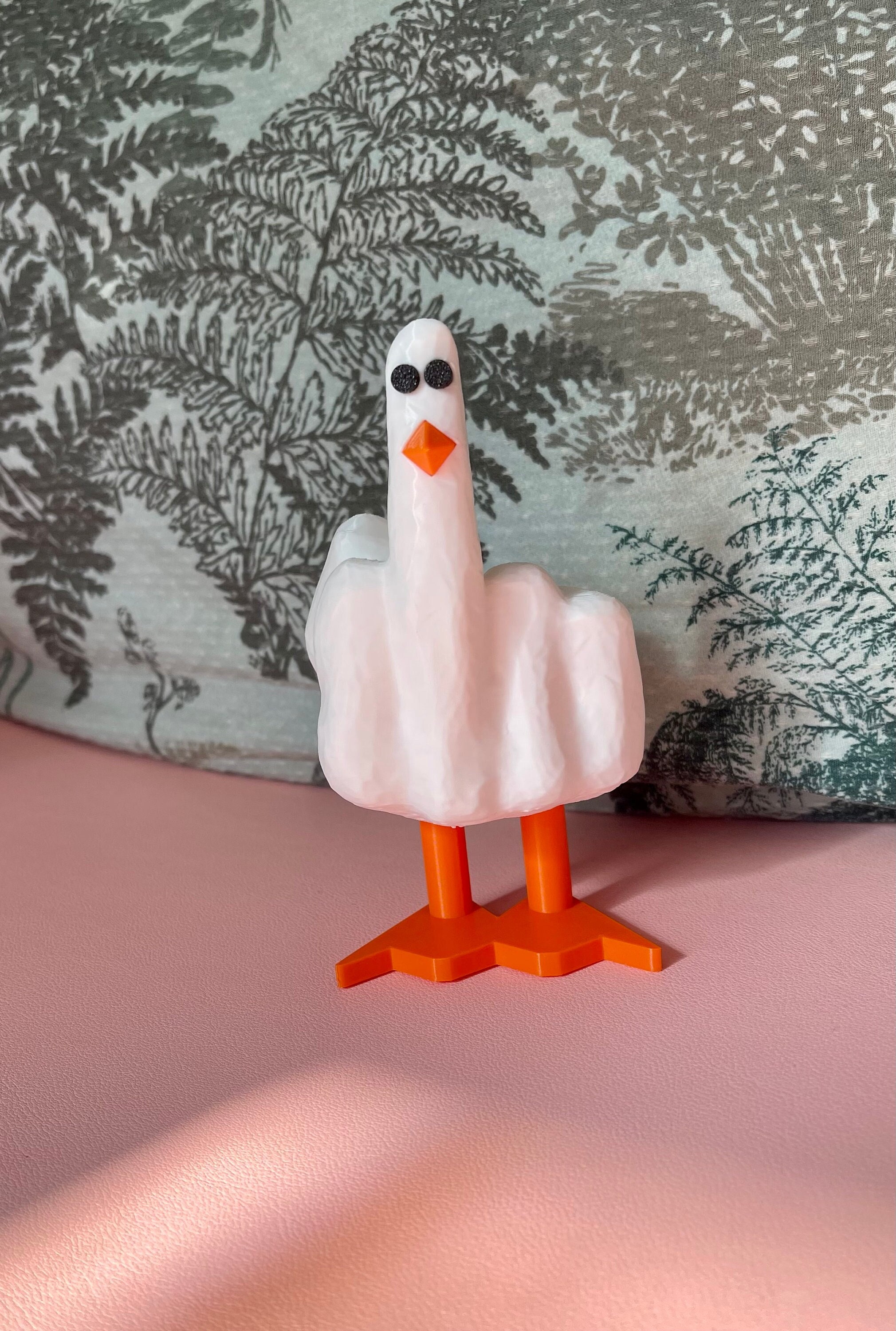 Duck You - Duck off - Middle Finger Duck - 3D Printed Ornament - Etsy
