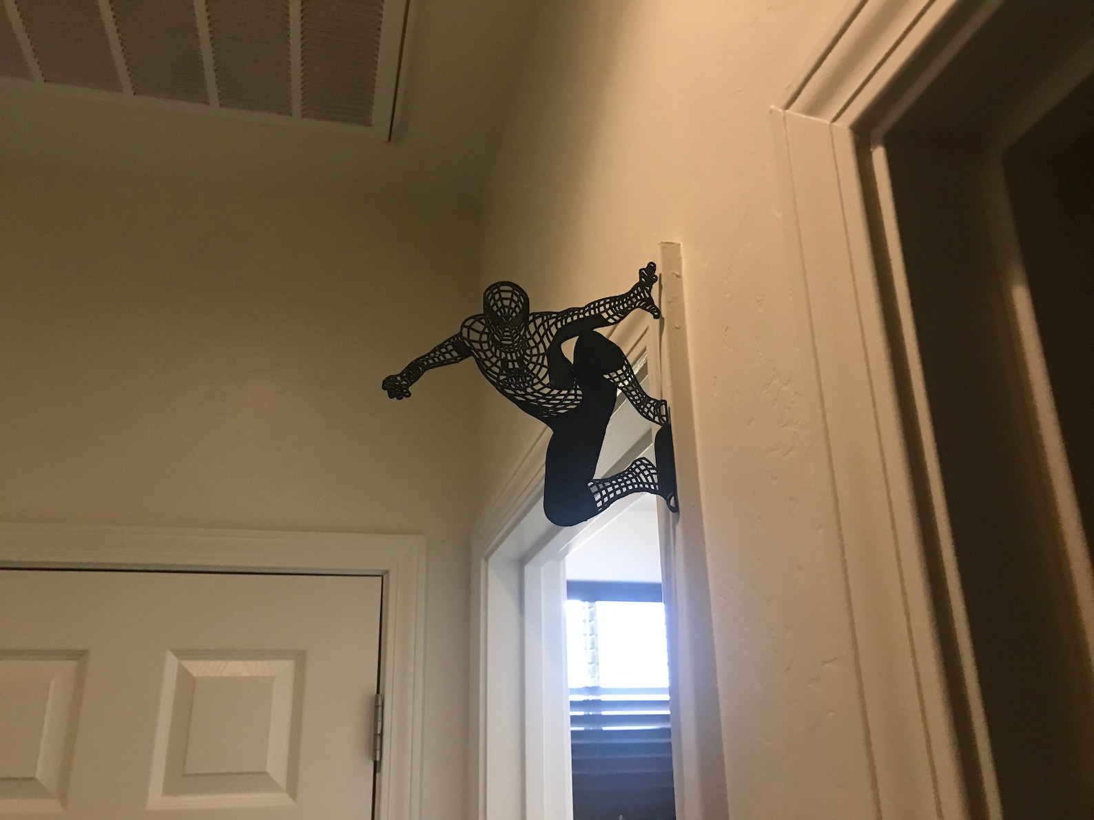 Spider-man Silhouette Shelf / Wall Decor | Etsy