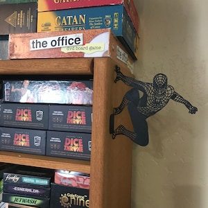 Spider-man Silhouette Shelf / Wall Decor - Etsy