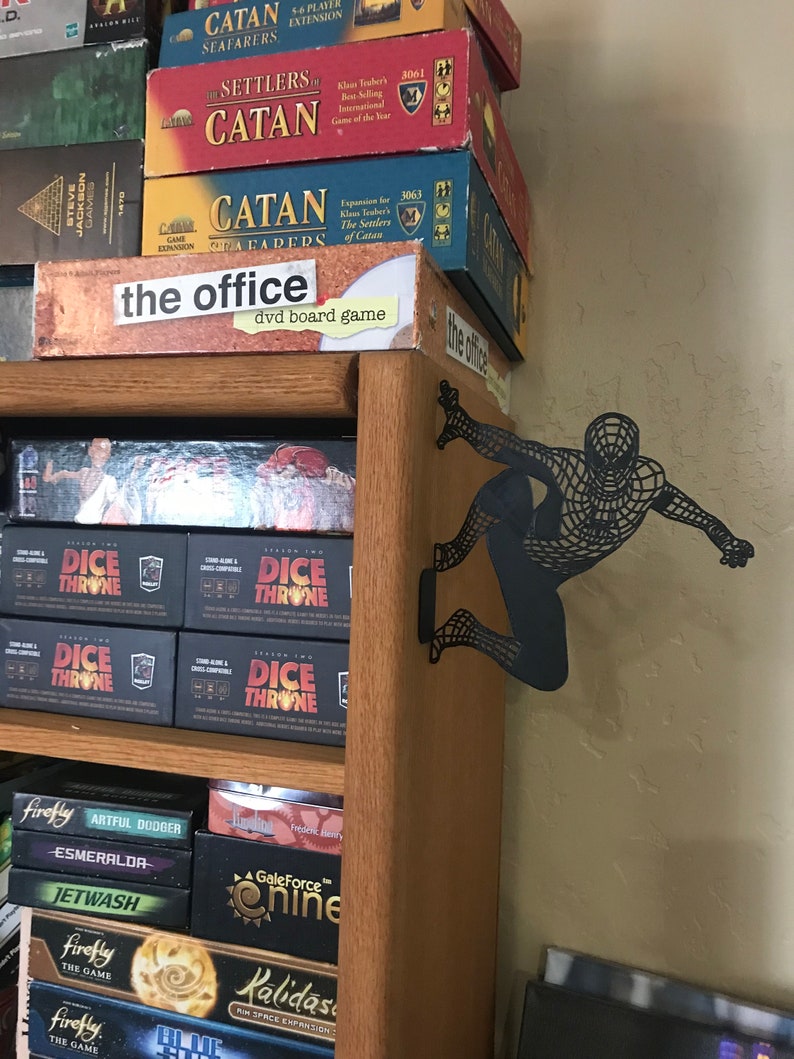 Spider-man Silhouette Shelf / Wall Decor | Etsy