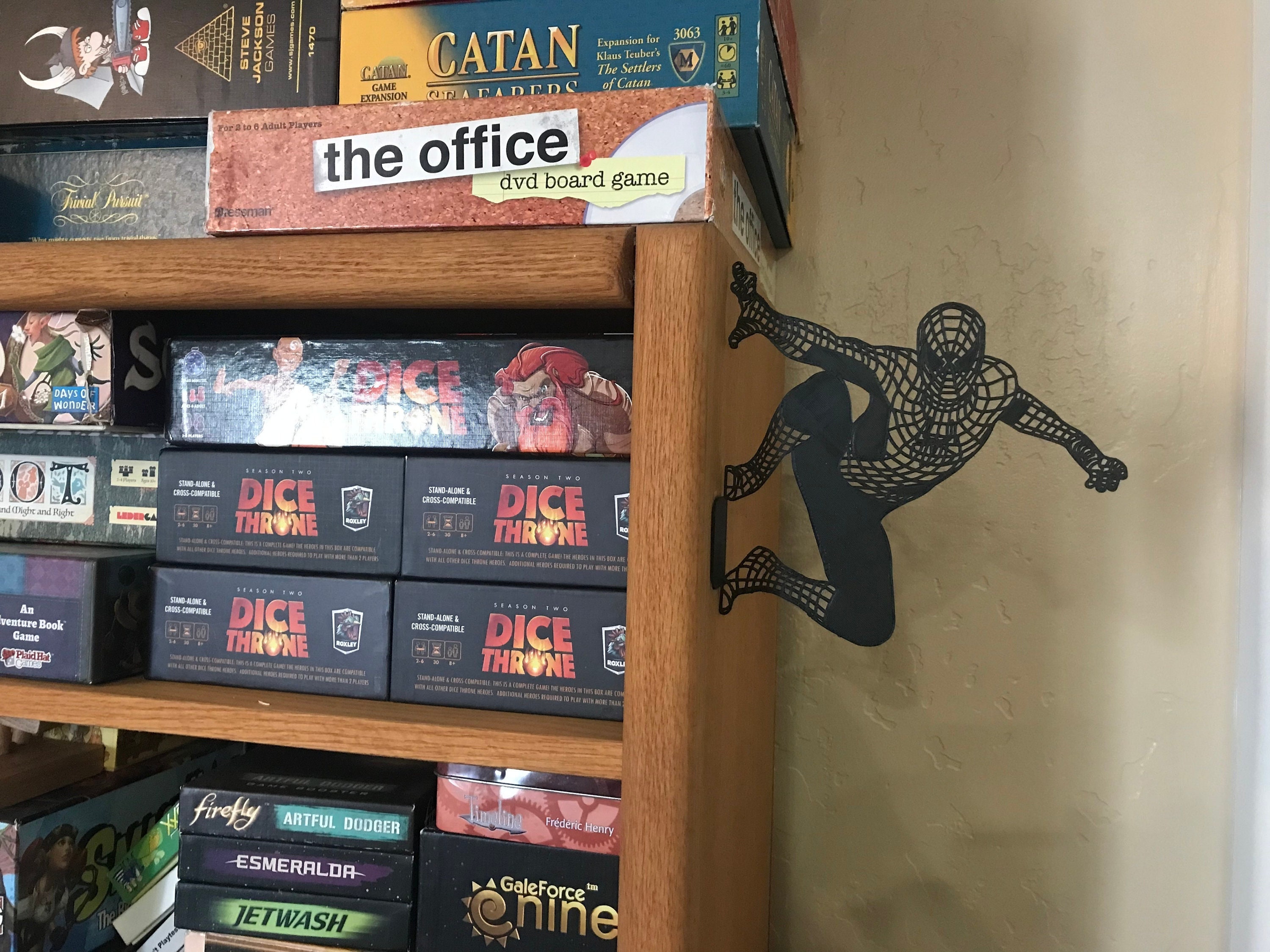 Spider-man Silhouette Shelf / Wall Decor - Etsy