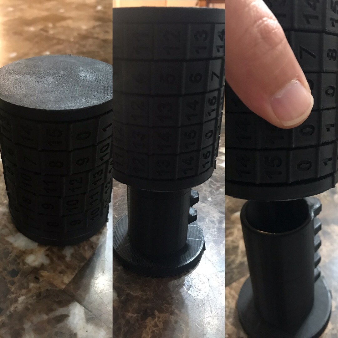 Cryptex - Puzzle Cylinder - Etsy