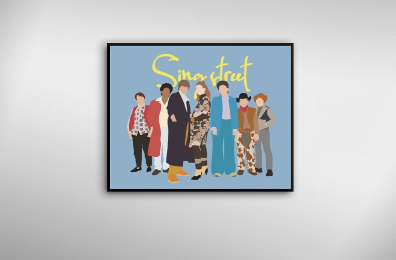 Sing Street Minimalist Movie Illustration | INSTANT DOWNLOAD | Artwork ...