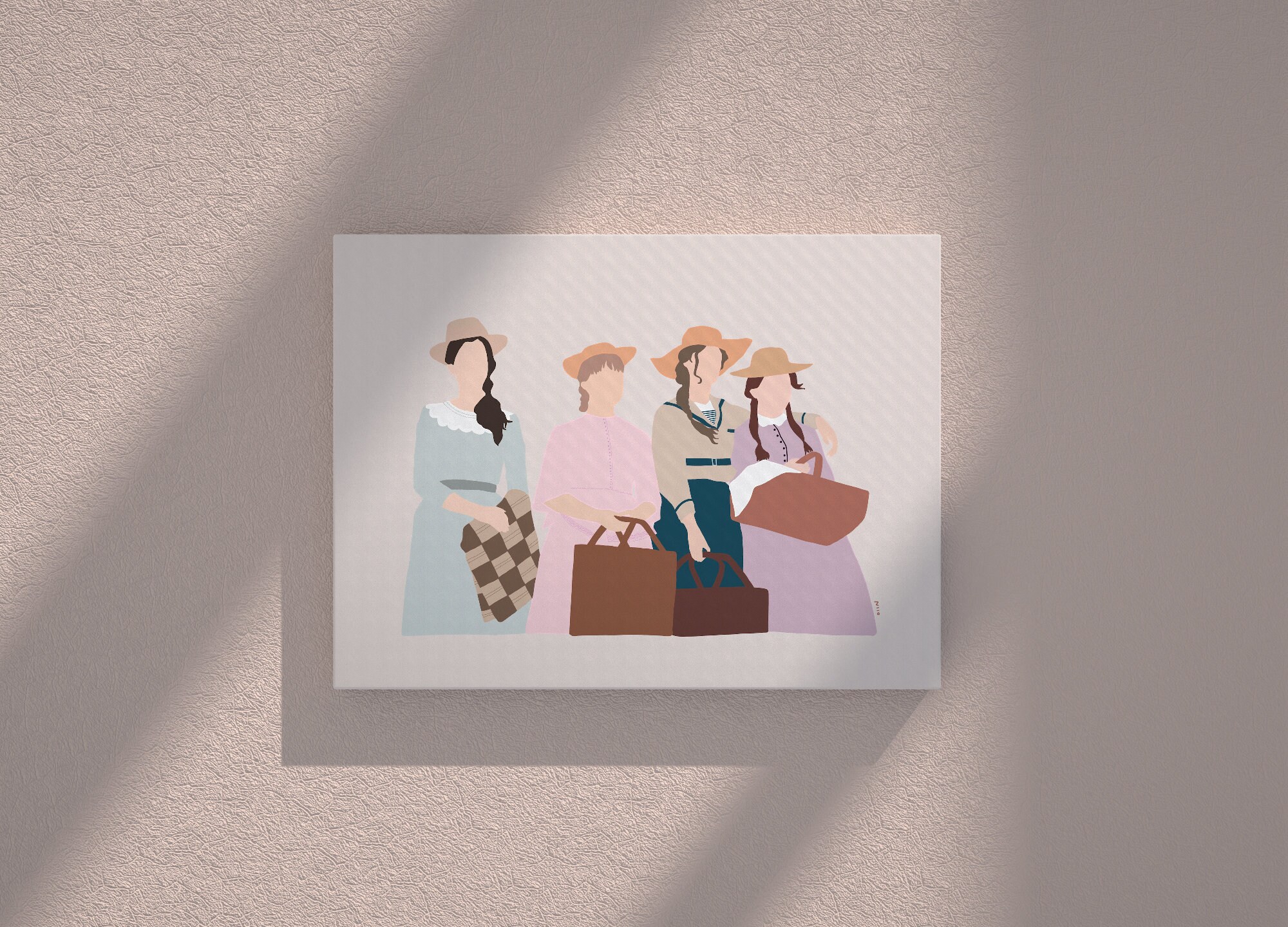 Little Women Minimalist Movie Illustration INSTANT DOWNLOAD Artwork ...