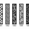 DXF Patterns File Privacy Screen Vinyl Decor Panel Templates Silhouette ...