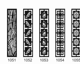 35 Pcs Laser Cut Room Divider, Privacy Screen Designs (SVG EPS DXF ...