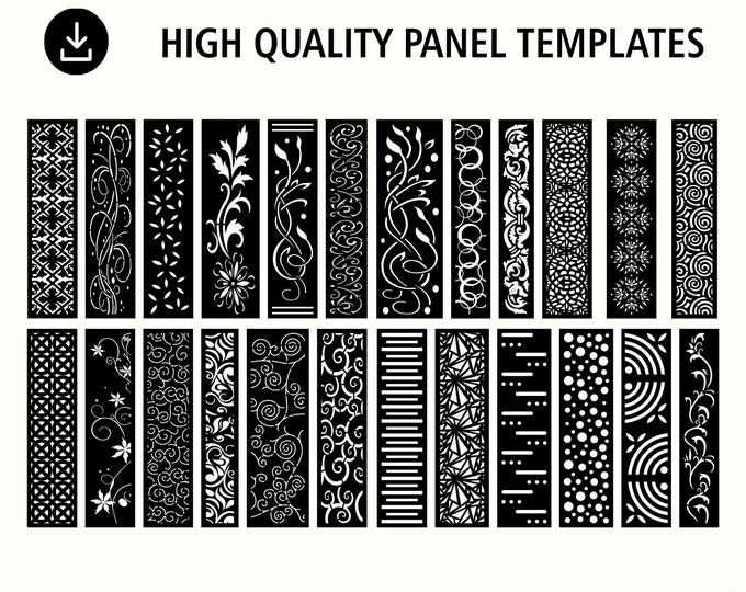 Bamboo Panel Svg, Tree Privacy Screen Cut File, Svg for Cricut, Dxf for ...