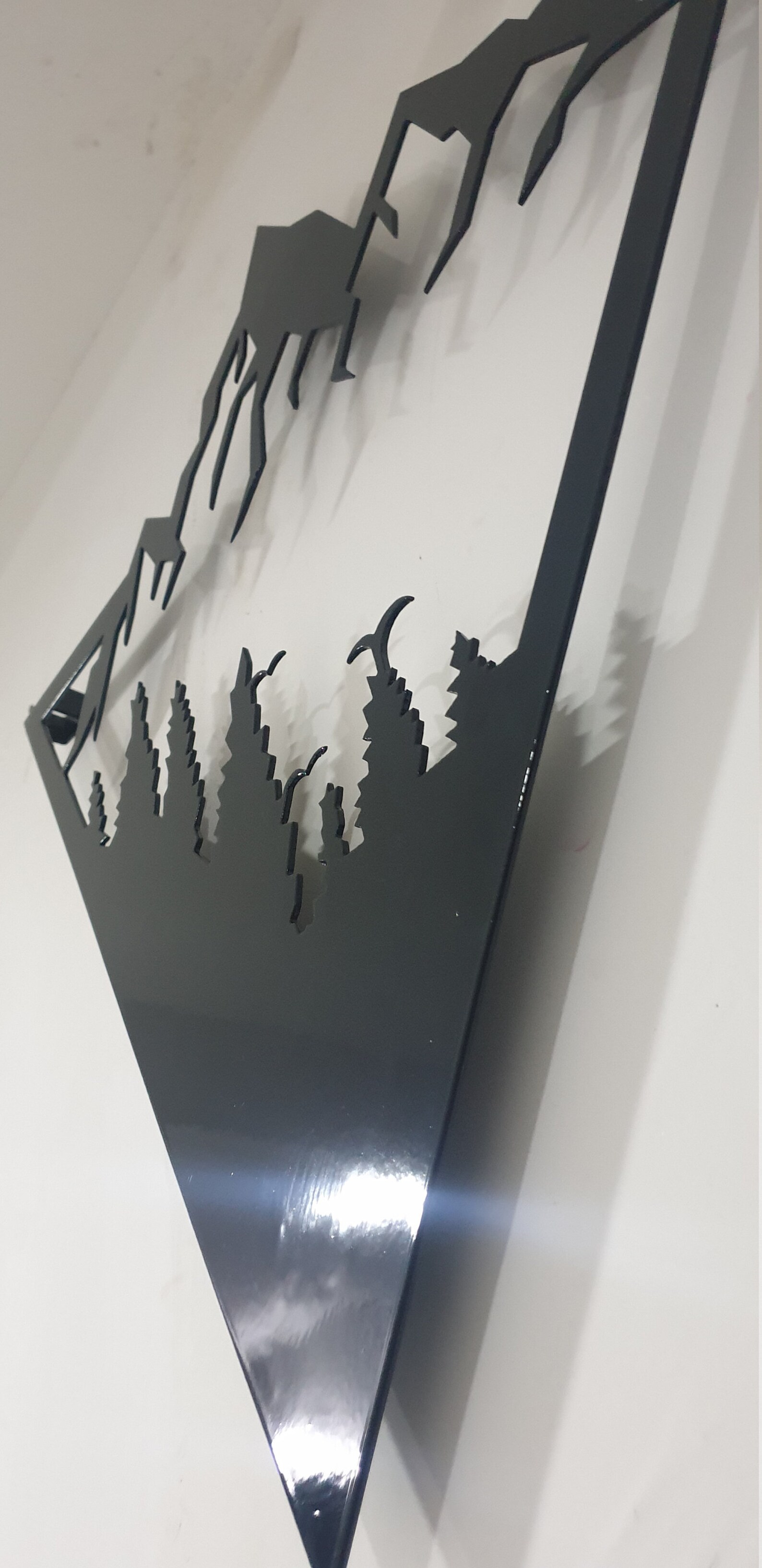 Mountain Wall Hanging Art Laser Cut Metal Decor Mountain - Etsy