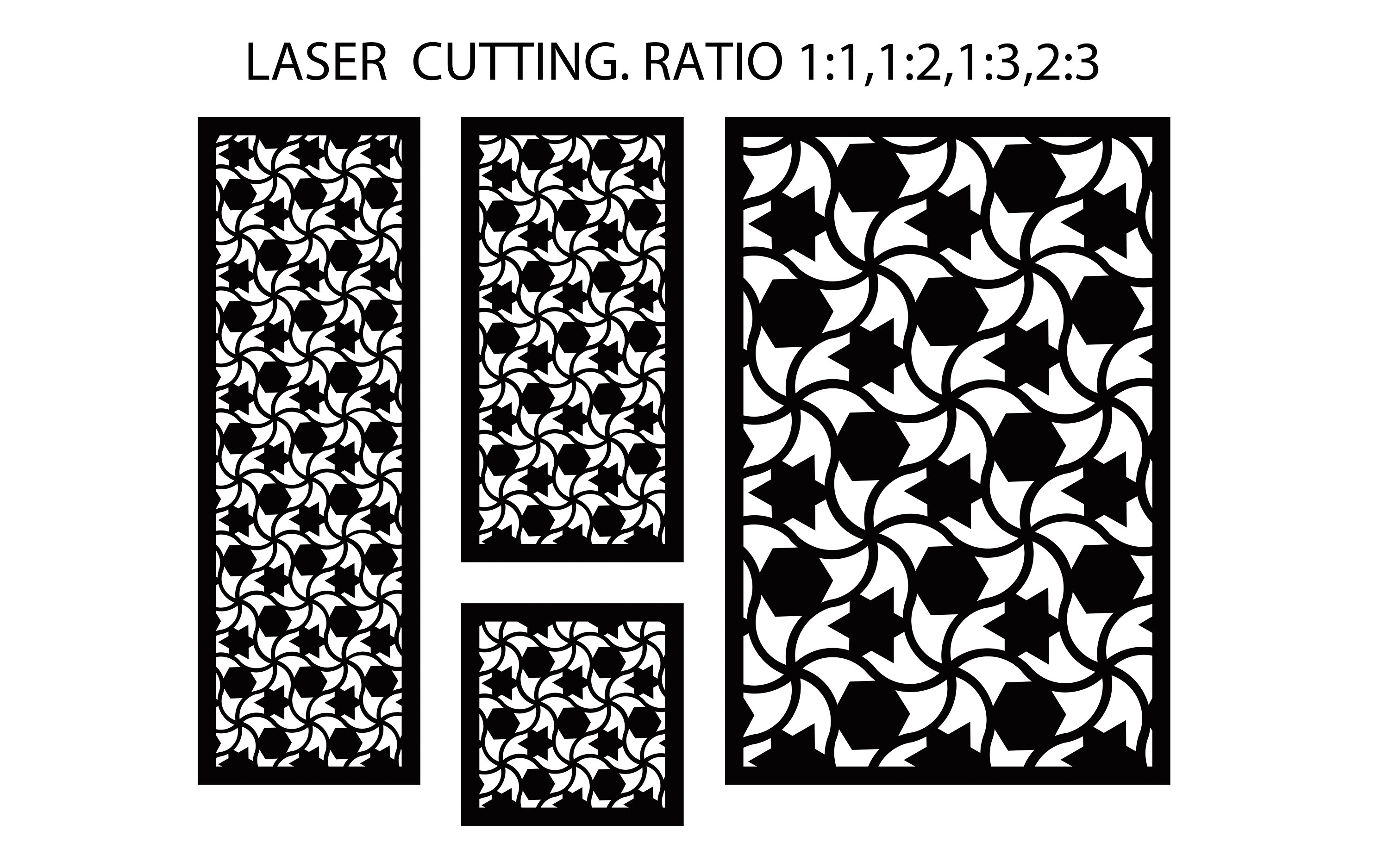 Room Dividers Privacy Screen Dxf CDR JPG Files for Laser & - Etsy