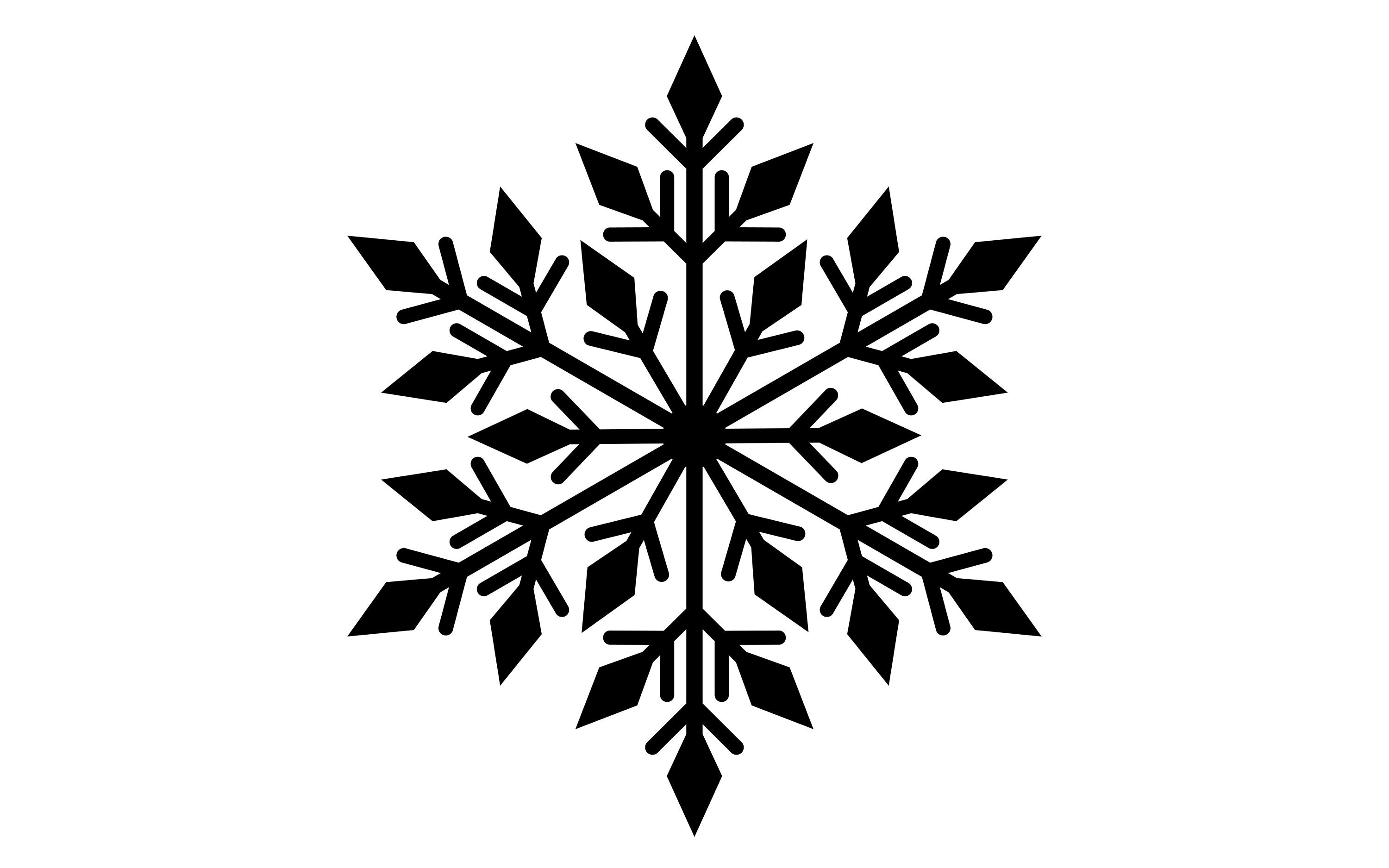 Snowflake | Silhouette | Cnc Plasma | Design Vector | Laser Design ...