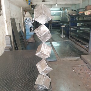 Cubular Clusters | Metal Sculpture | Abstract Art Modern | Giant Large ...