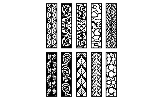 Room Dividers Privacy Screen Dxf CDR JPG Files for Laser & - Etsy