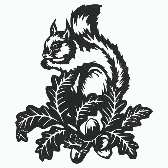 Squirrel Sign DXF Sign Home Sign Metal Plasma Laser | Etsy