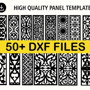 DXF Patterns File | Privacy Screen | Vinyl Decor | Panel Templates ...
