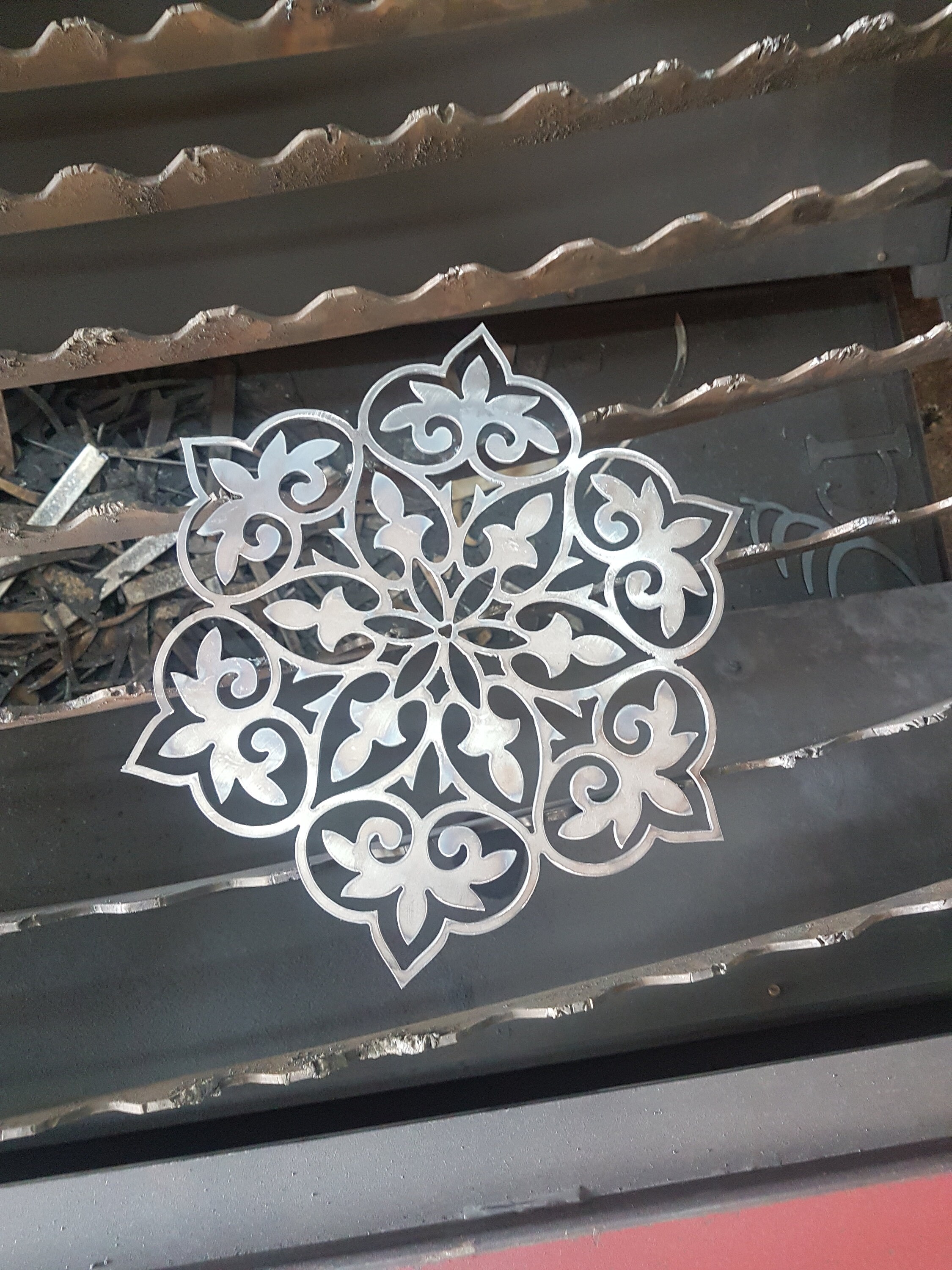 Metal Mandala Yoga Wall Decor Mandala Design Wall - Etsy