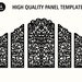 DXF Patterns File Privacy Screen Vinyl Decor Panel Templates Silhouette ...
